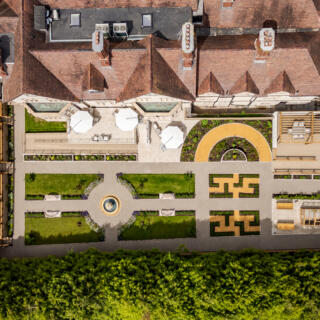 The Court Garden at Caron Group Wins Best Landscape Design at the 2026 ...